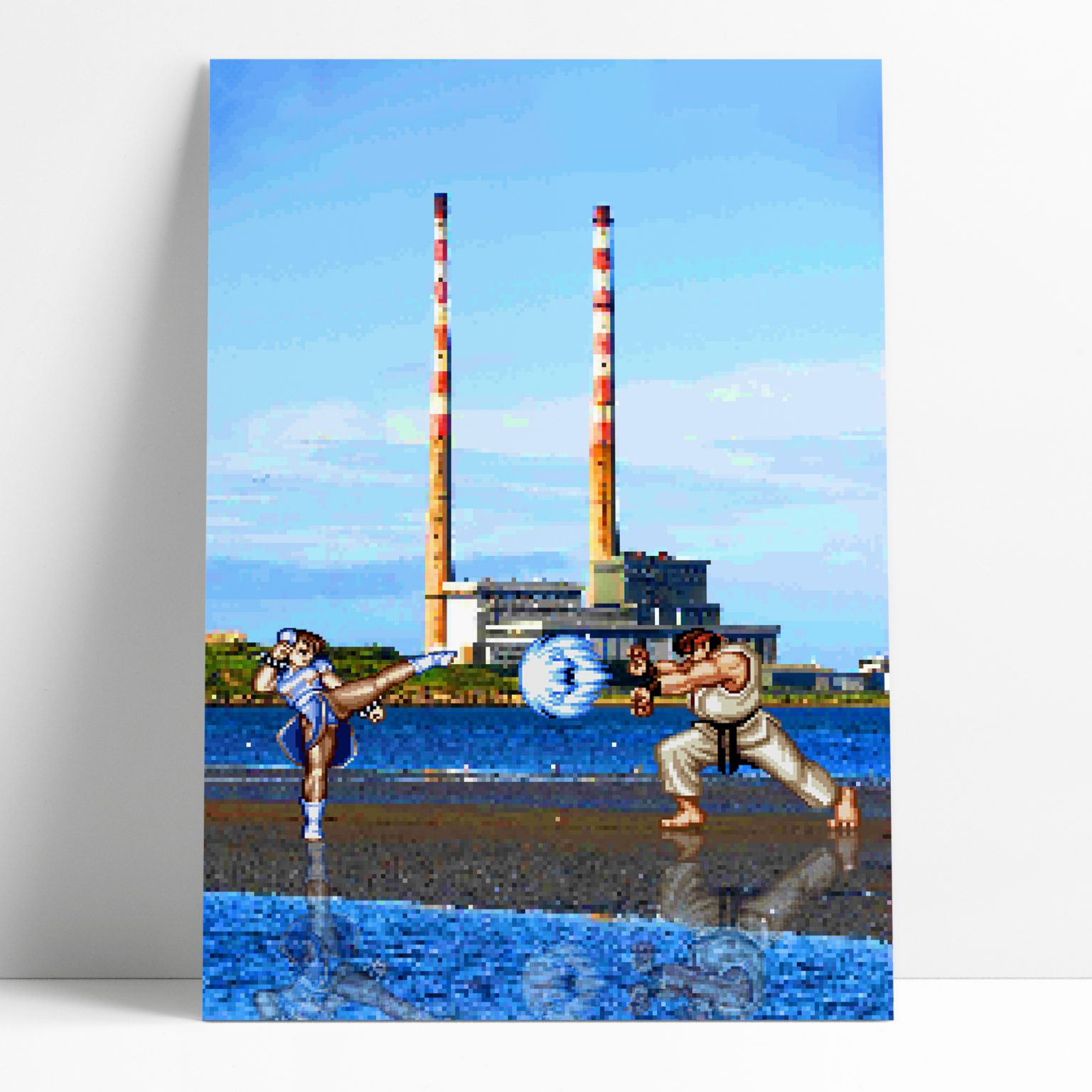 Street Fighter PoolBeg – A4 Art Print – Wall Hello!