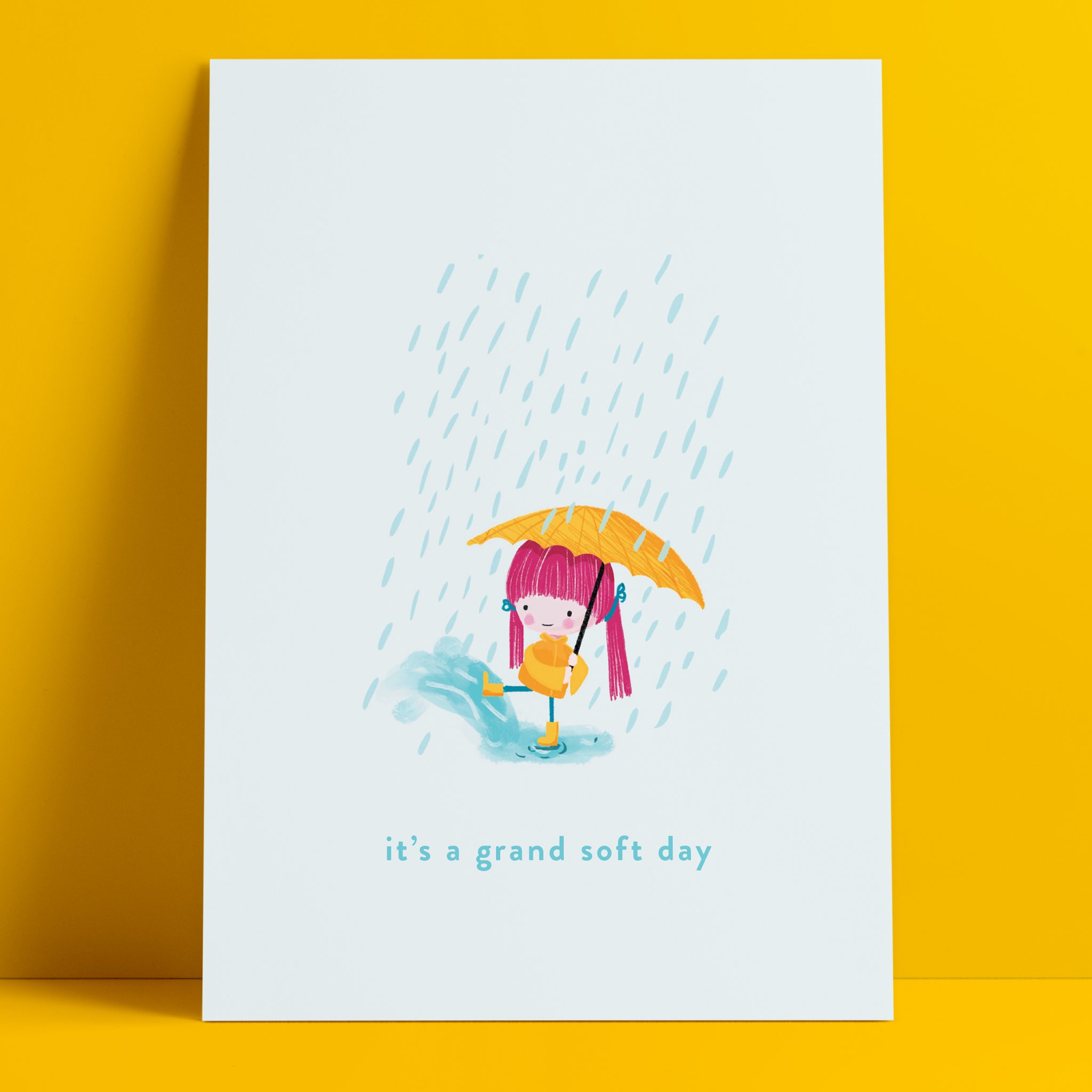 Grand Soft Day – A4 Art Print – Wall Hello!