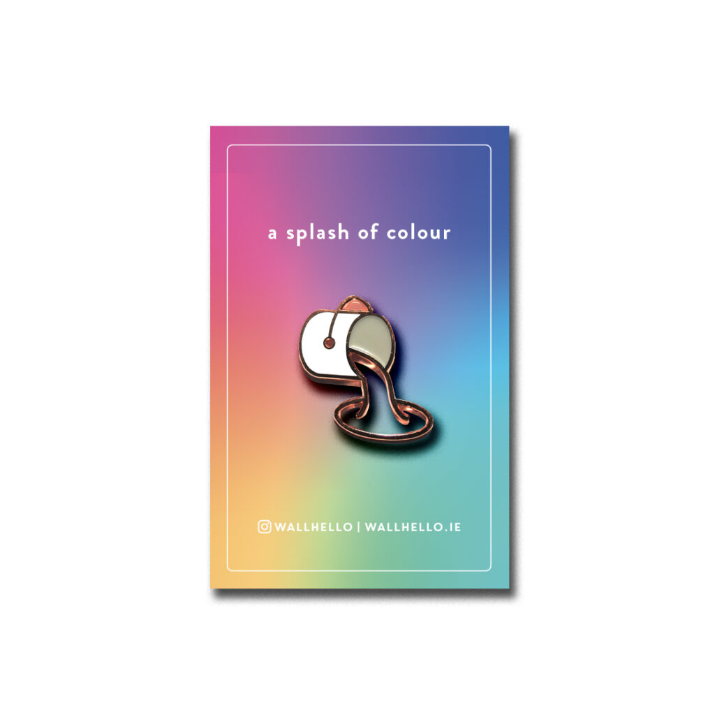 Paint Bucket – soft enamel pin badge – Wall Hello!